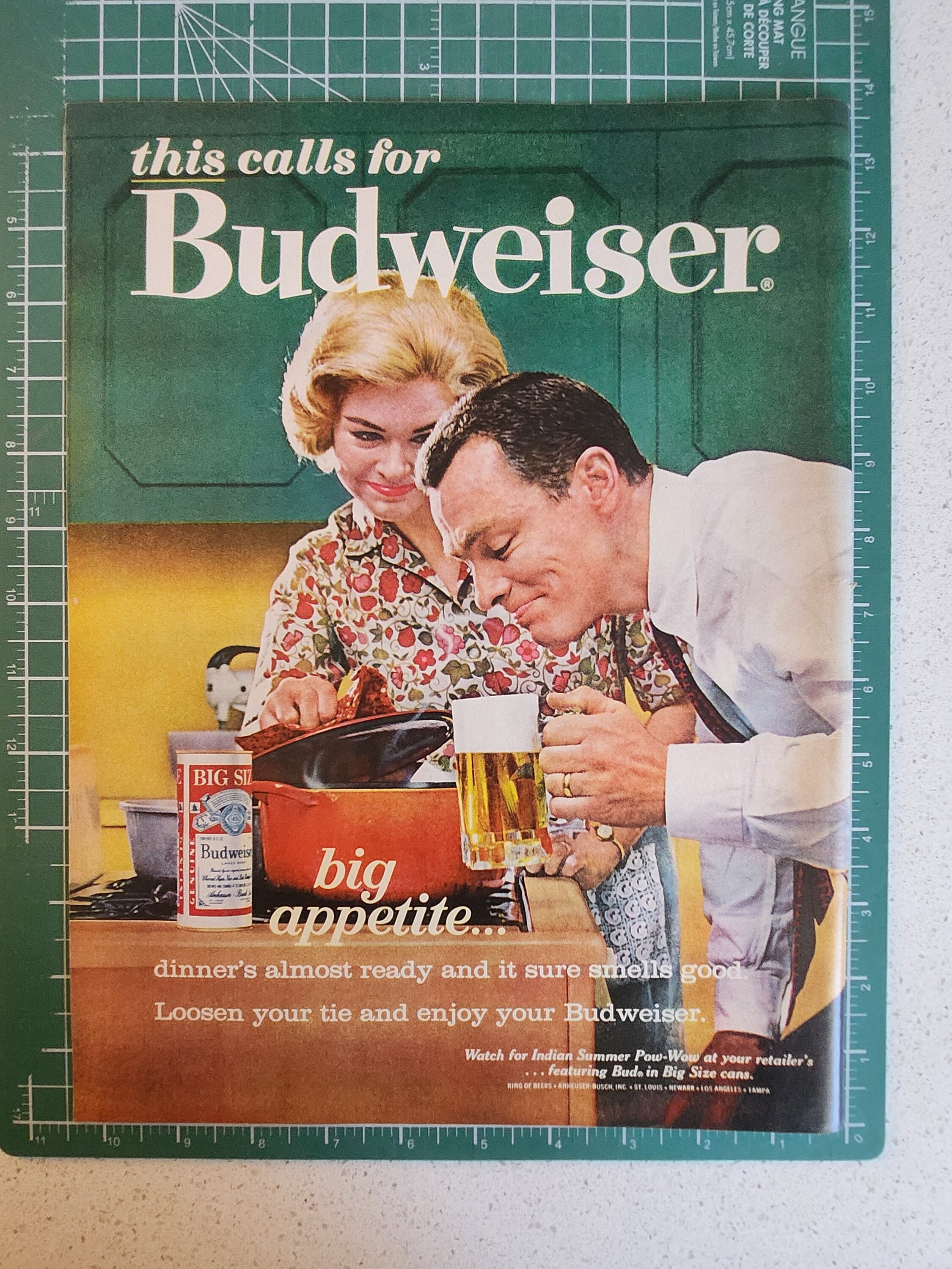 1964 Budweiser Vintage Advertising From Life Magazine October 4, 1963 ...
