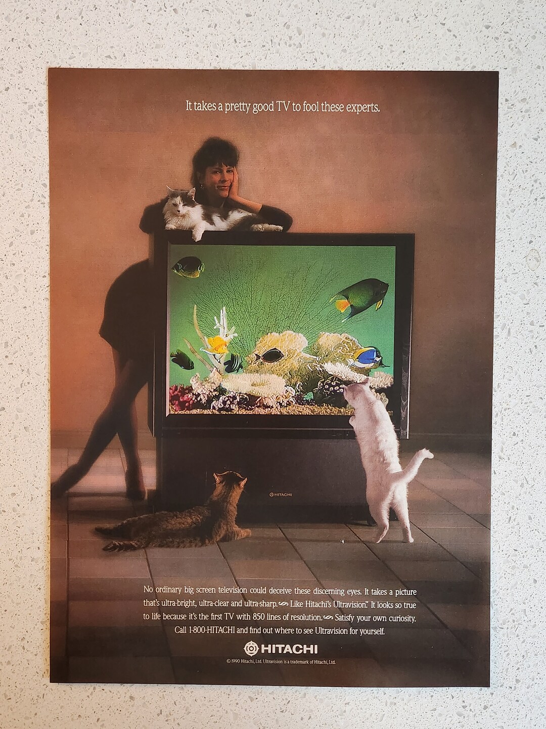 Hitachi Ultravision TV Advertising From Sports Illustrated - Etsy