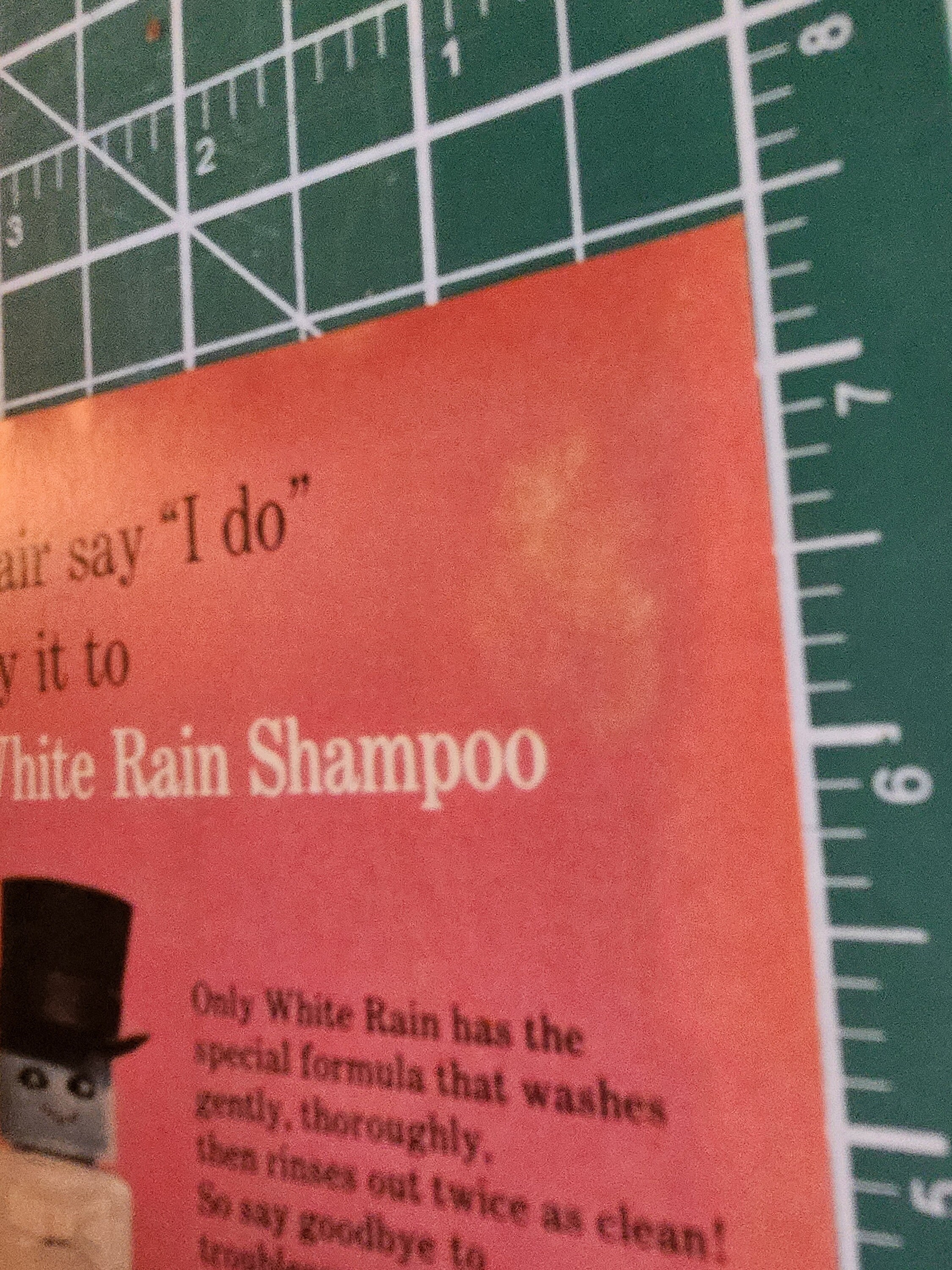 MCM Vintage White Rain Shampoo Ad From Readers Digest - Etsy