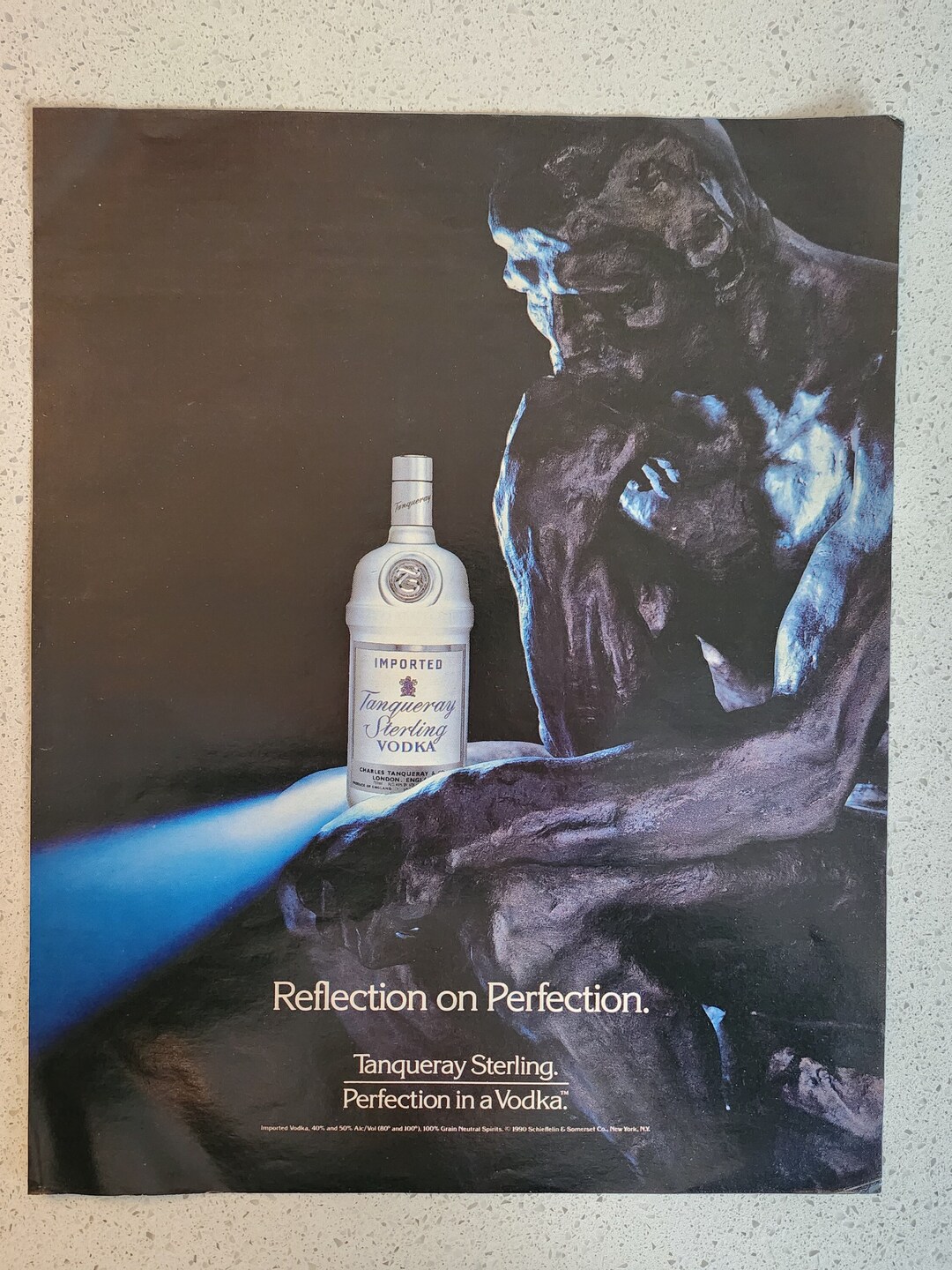 Vintage Tanqueray Vodka Ad From Sports Illustrated 35th - Etsy