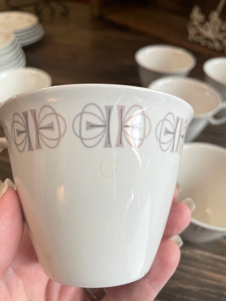 Set of 8 Franciscan Merry-go-round Tea Cups and Saucer Plates - Etsy