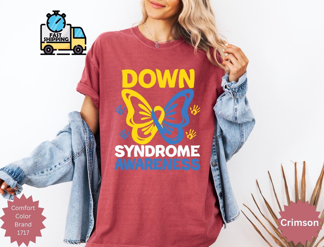 Comfort Colors® Down Syndrome Shirt, Down Syndrome Awareness Shirt ...