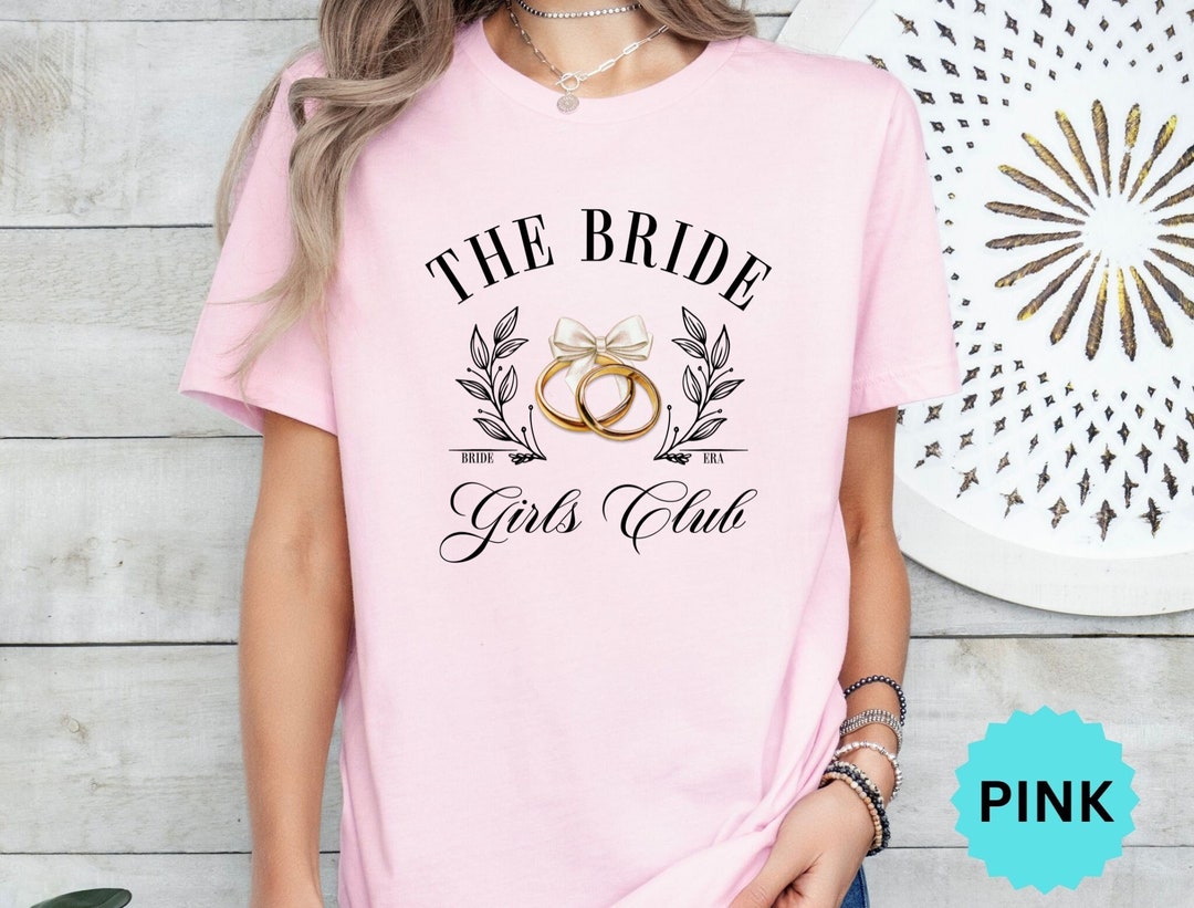 The Bride Girls Club Shirt, Bachelorette Party Sweatshirt, Cute Bride ...
