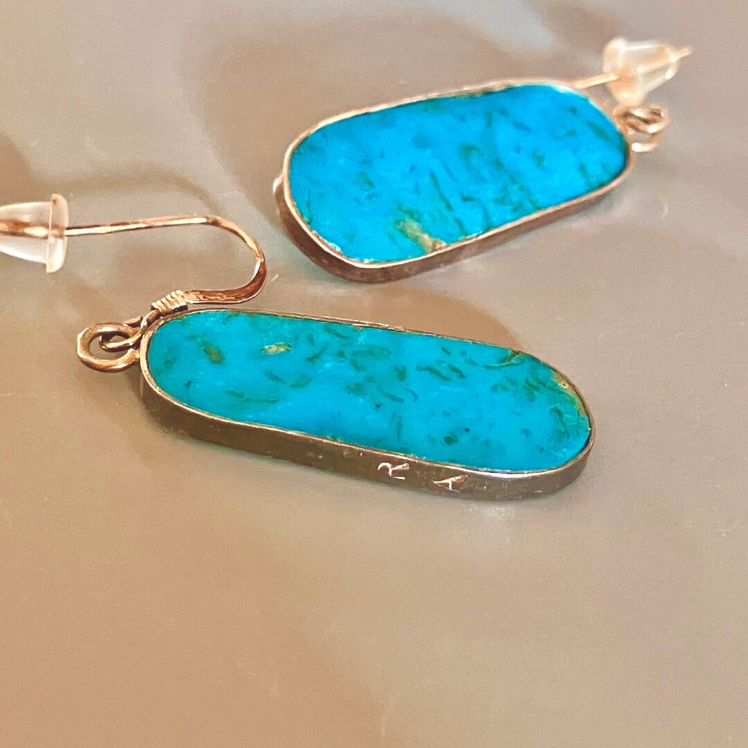 Ramon Albert Jr. Dalangyawma Hopi Natural Turquoise Sterling Silver ...