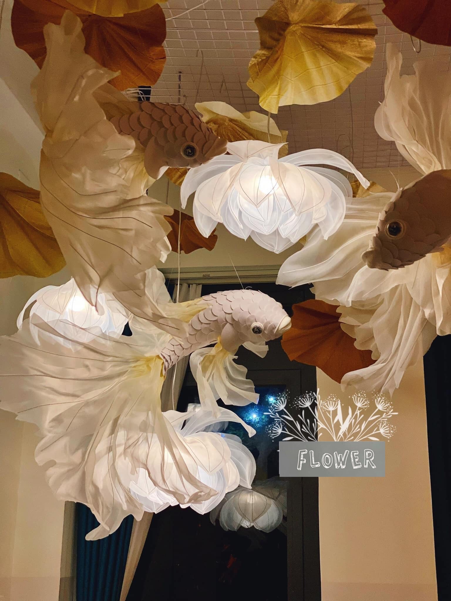 Giant Paper Silk Goldfish for Decor, Kitchen Decor, Paper Fish ...