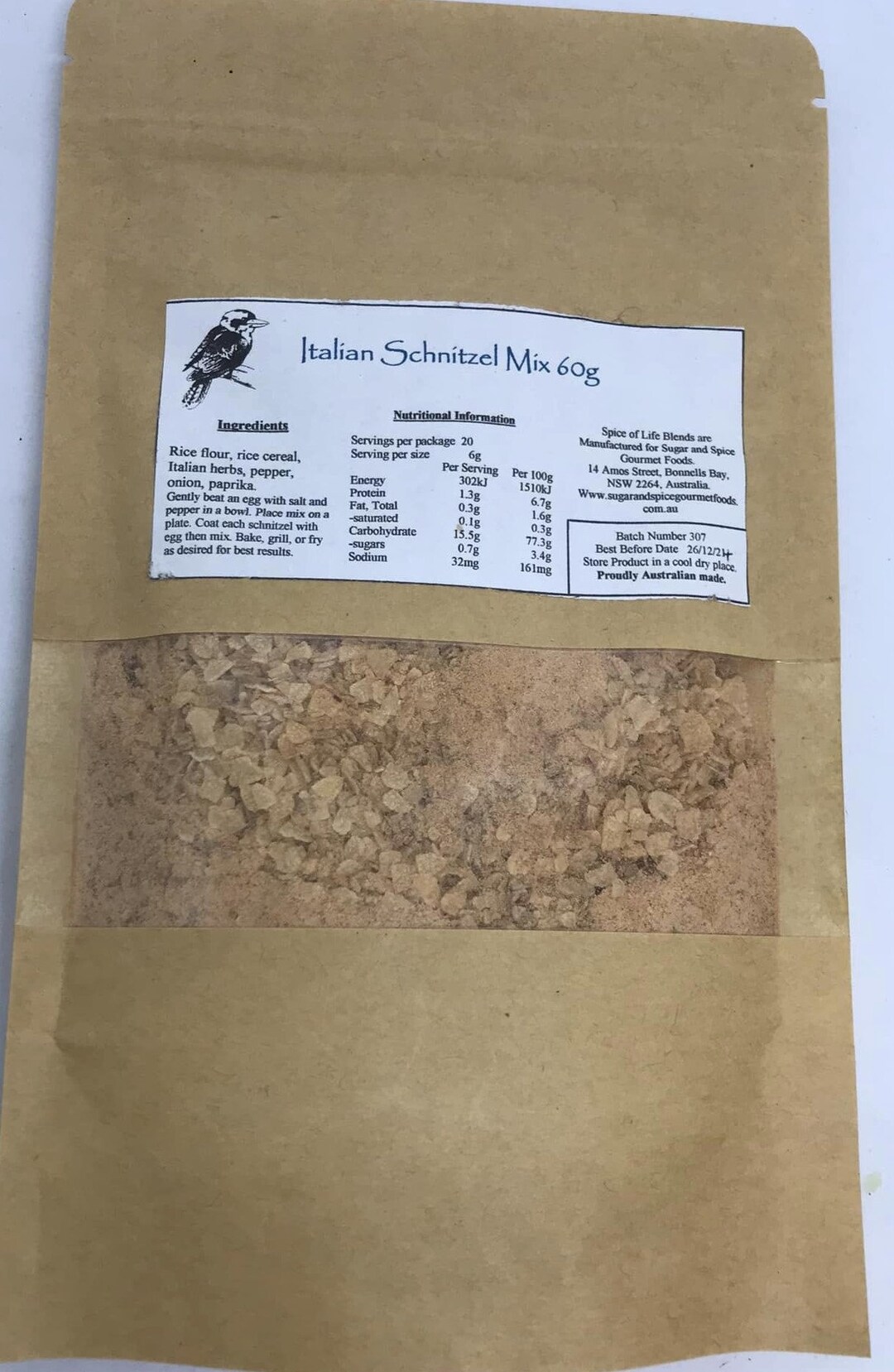 Italian Schnitzel Mix 60g X 2 Packets - Etsy