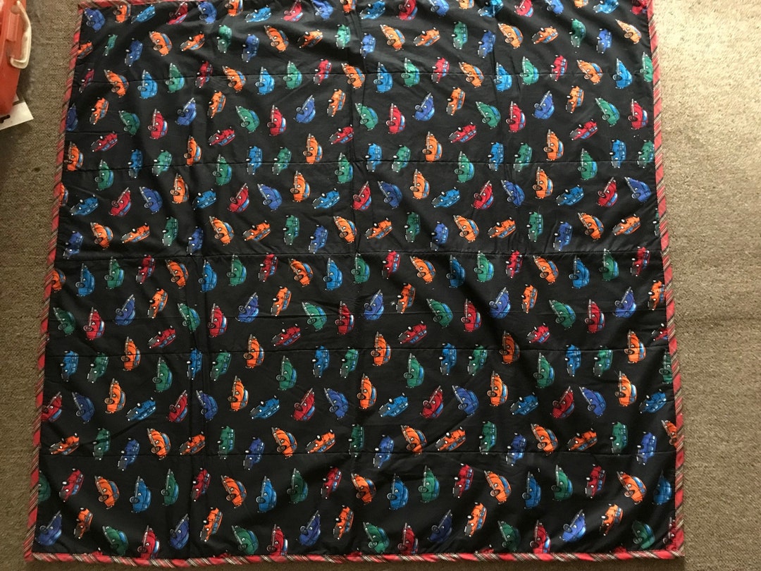 Baby Quilt/snuggle Rug With Minis and Vw Bug Cars - Etsy