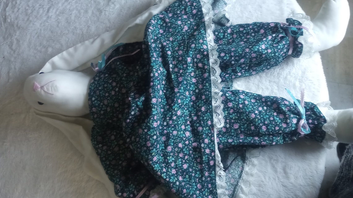 Vintage Hand Made 26 Inches Muslin Bunny Doll - Etsy