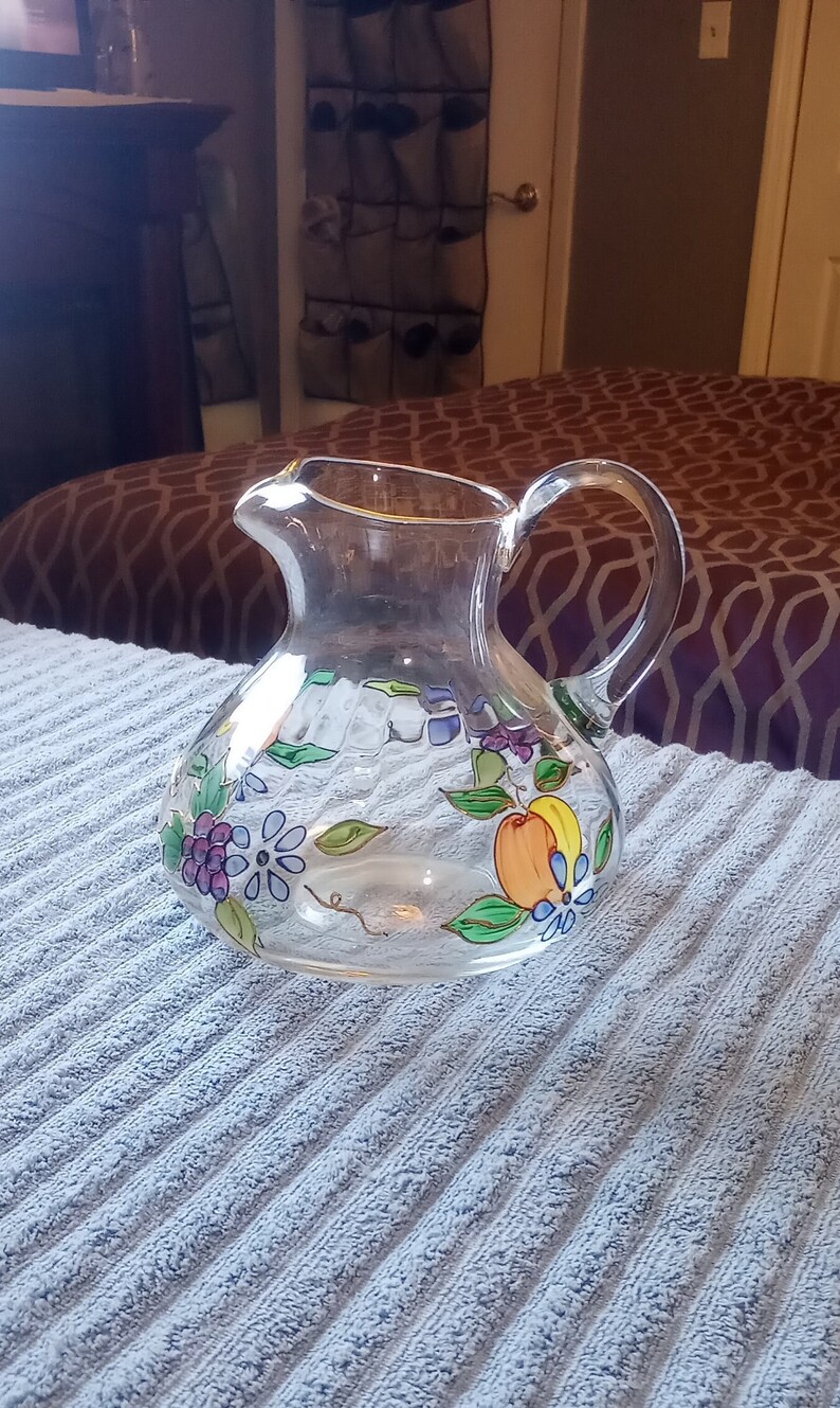 Vintage Romanian Lead Crystal Handcrafted Gold Trim Pitcher - Etsy