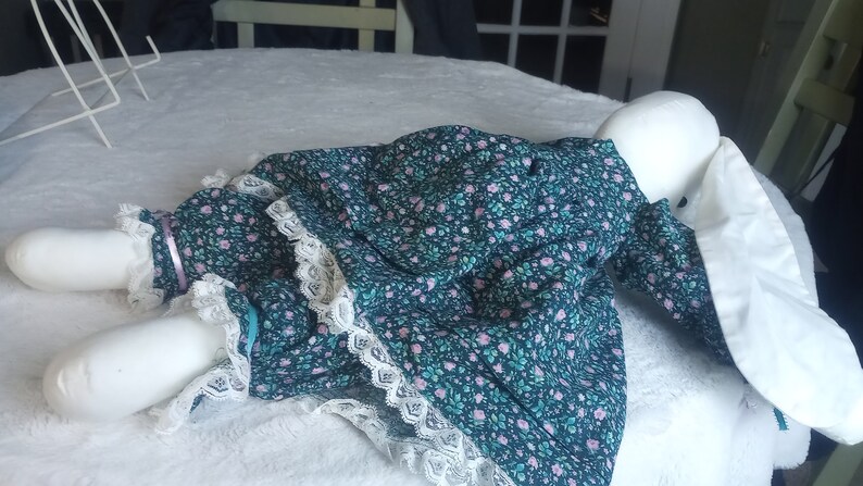 Vintage Hand Made 26 Inches Muslin Bunny Doll - Etsy