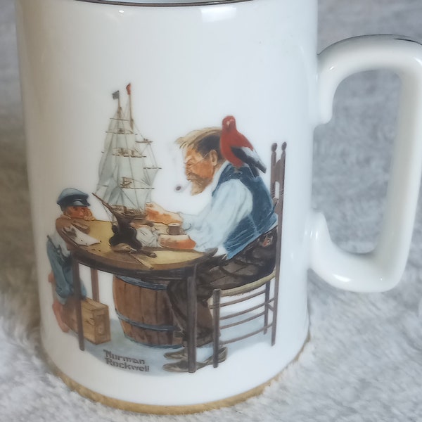 Norman Rockwell Cup - Etsy