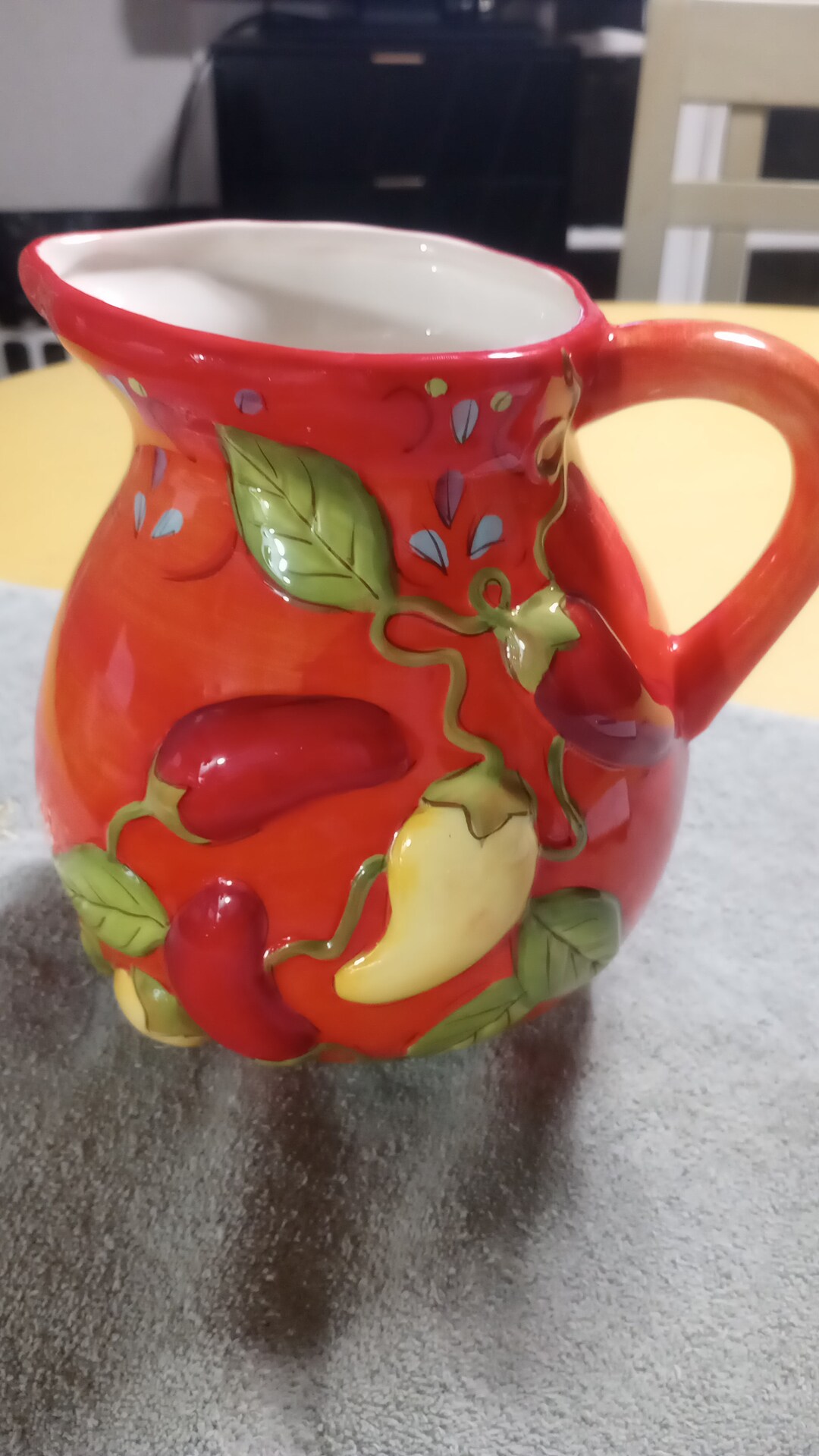 Pier 1 Pasilla Earthenware Pepper Pitcher 3qt. Multicolor - Etsy