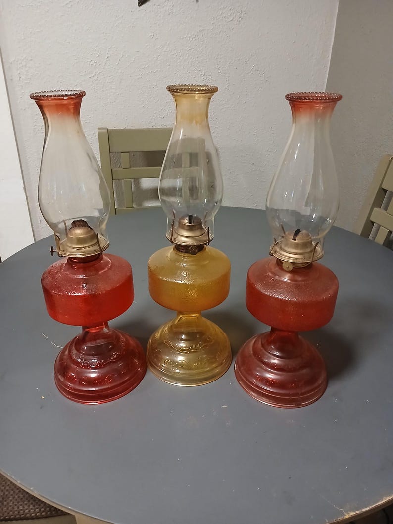 Vintage Oil Lamps - Etsy
