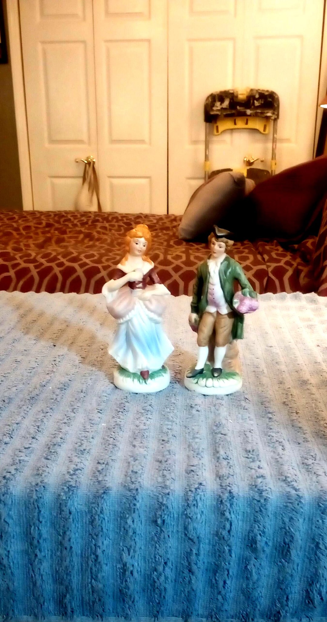 Vtg Colonial Bisque Man &woman Figurines FIBA Porcelain - Etsy