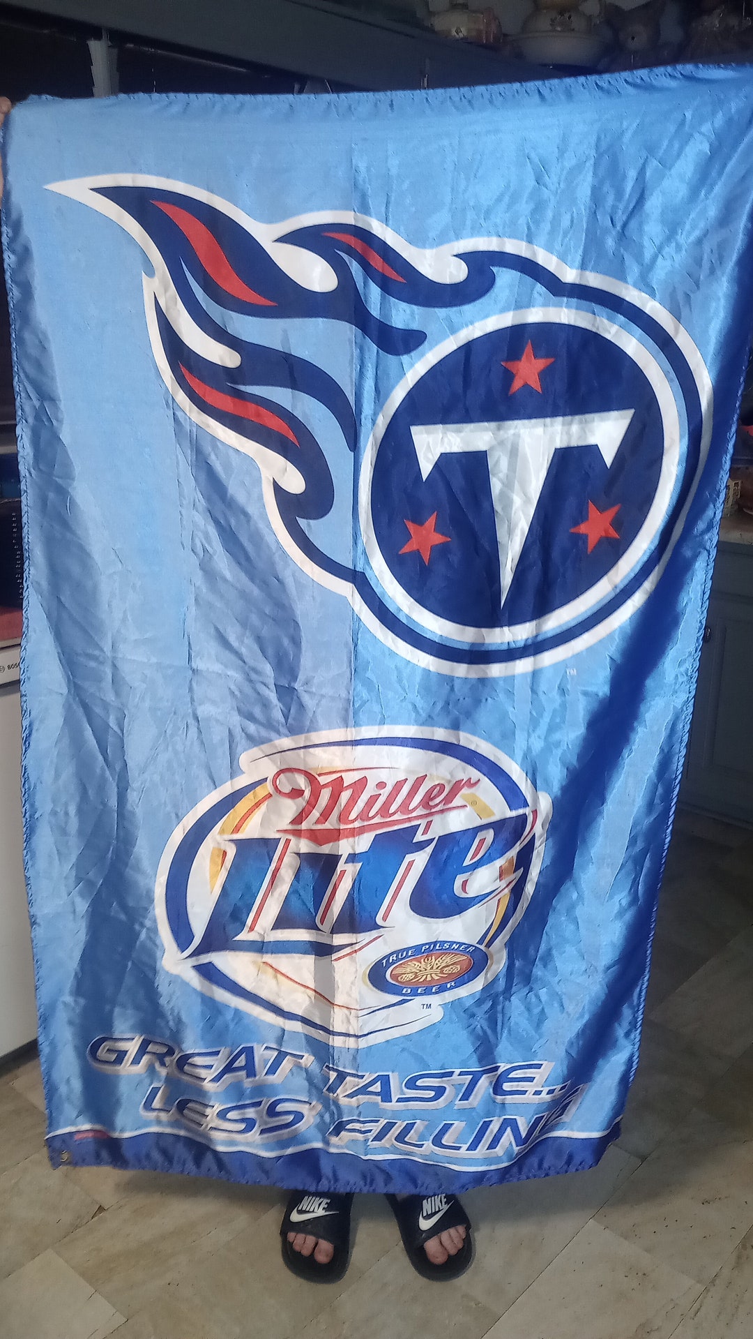 5 X 3 Miller Lite and Titans Flag - Etsy