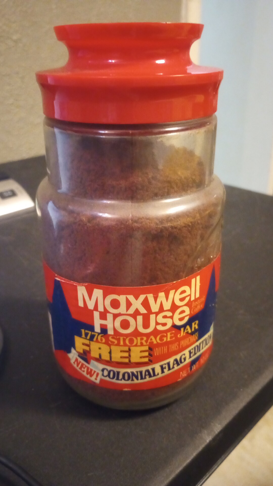 Vintage Maxwell House 1776 Colonial Flag Edition Storage Jar - Etsy