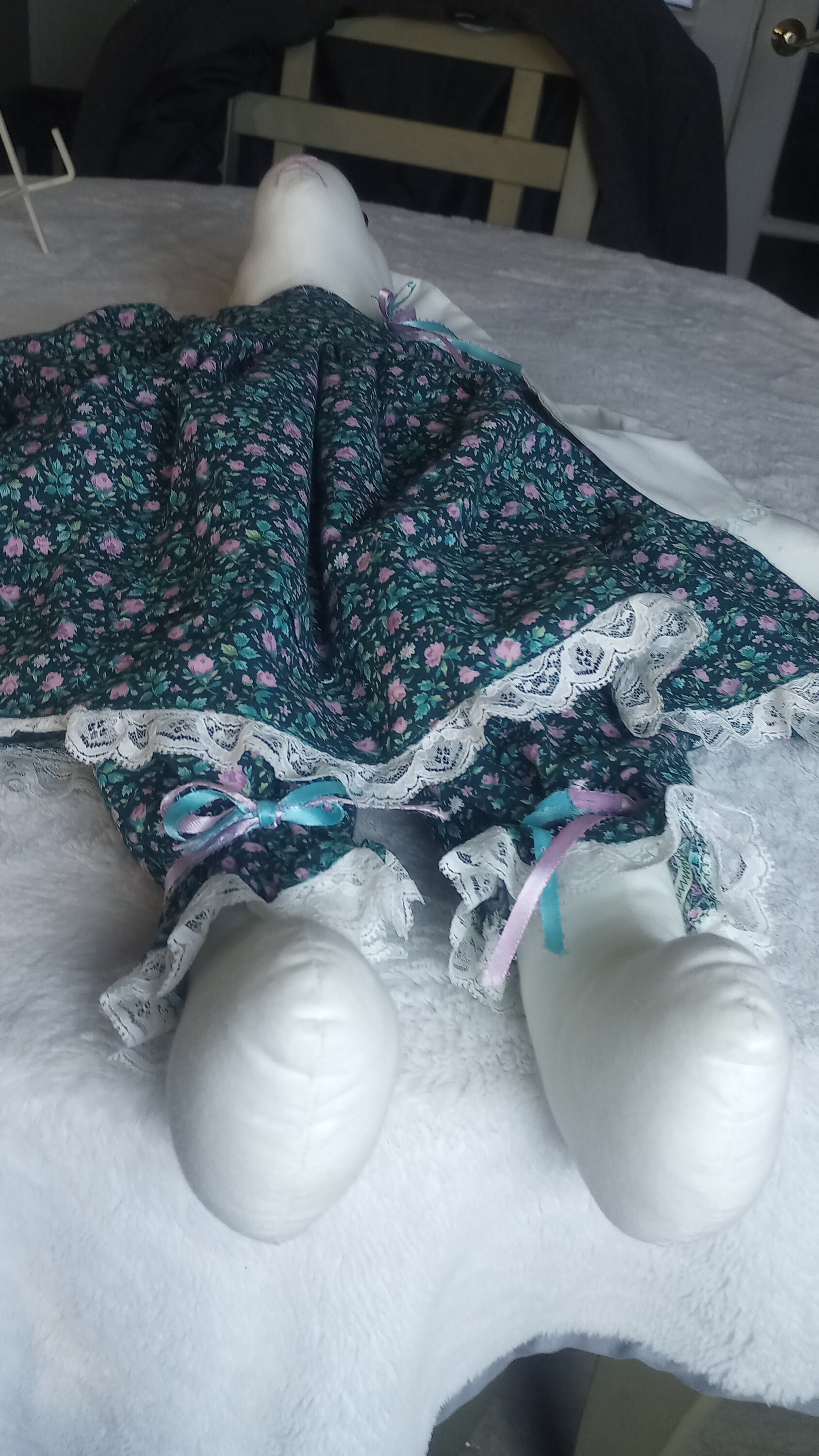 Vintage Hand Made 26 Inches Muslin Bunny Doll - Etsy