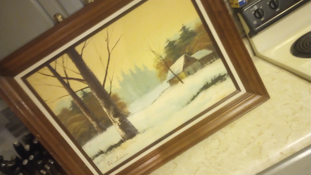 Rare Signature Oil Painting - Etsy