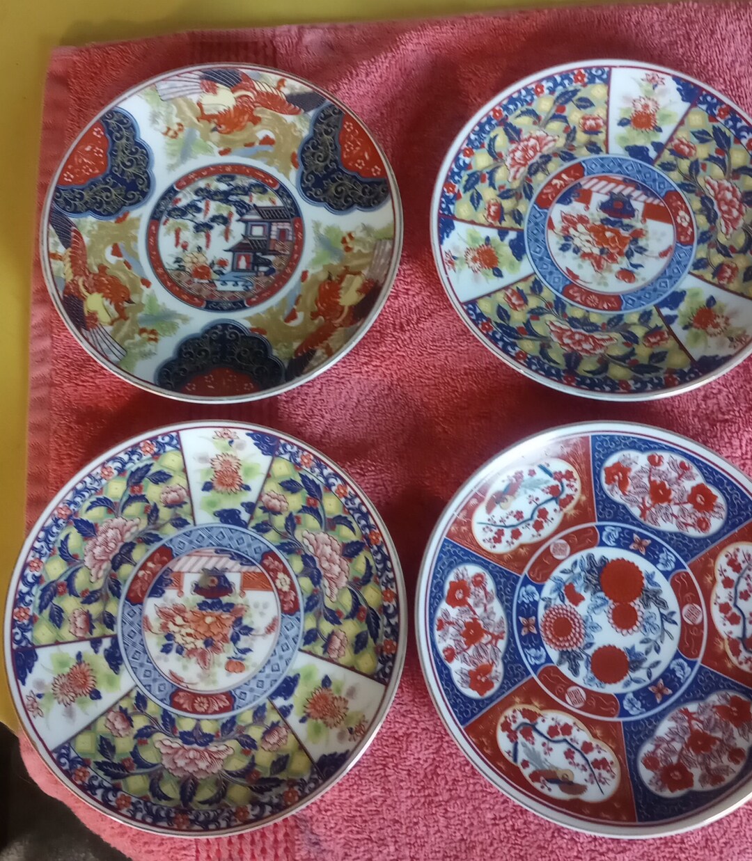 Japanese J Mari Ware Art Work Plates - Etsy