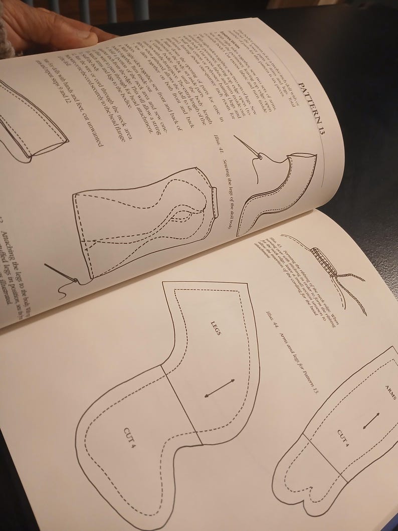 1980s Doll Clothes Pattern Book for All Kinds of Dolls and Clothing ...