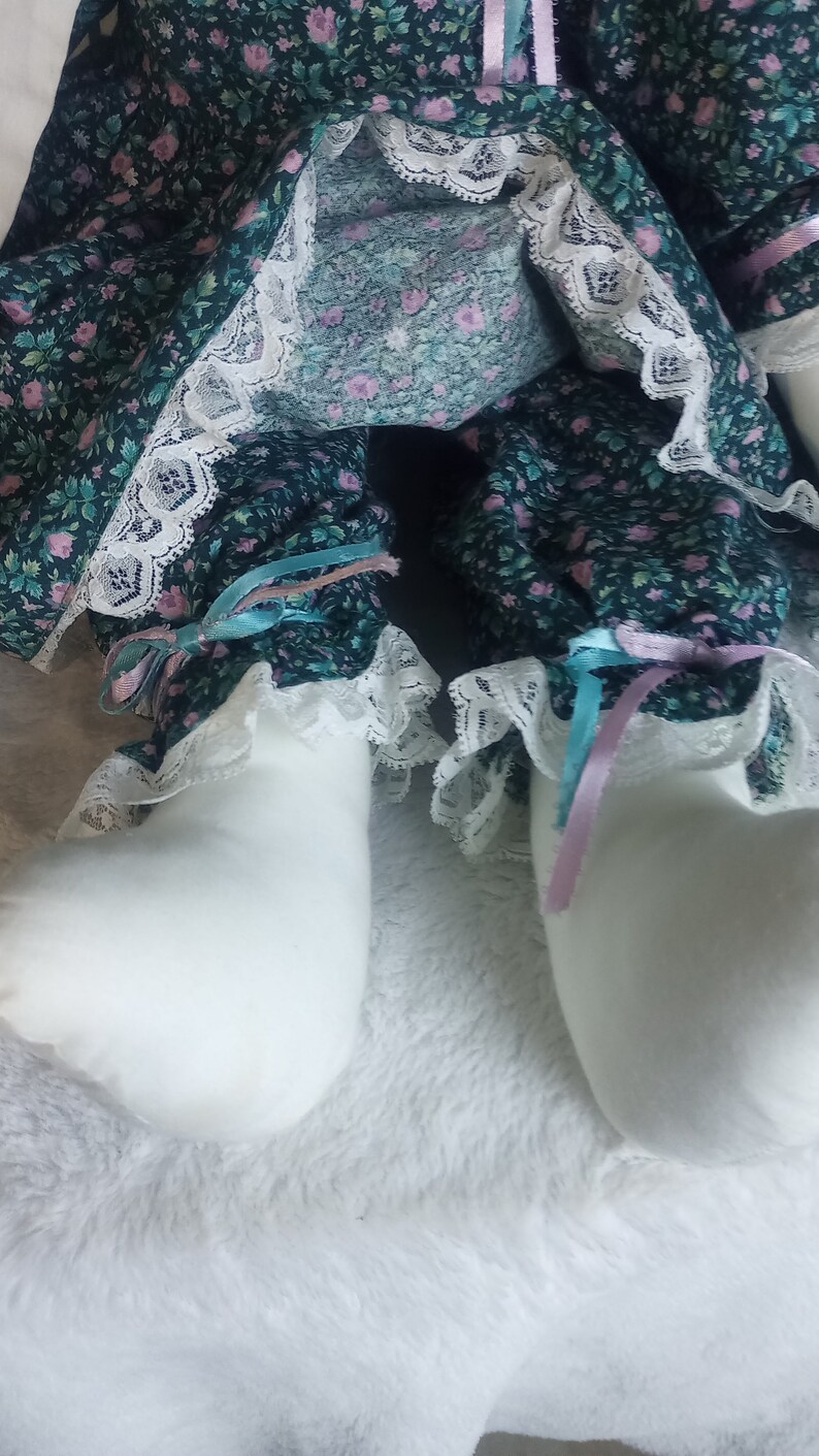 Vintage Hand Made 26 Inches Muslin Bunny Doll - Etsy