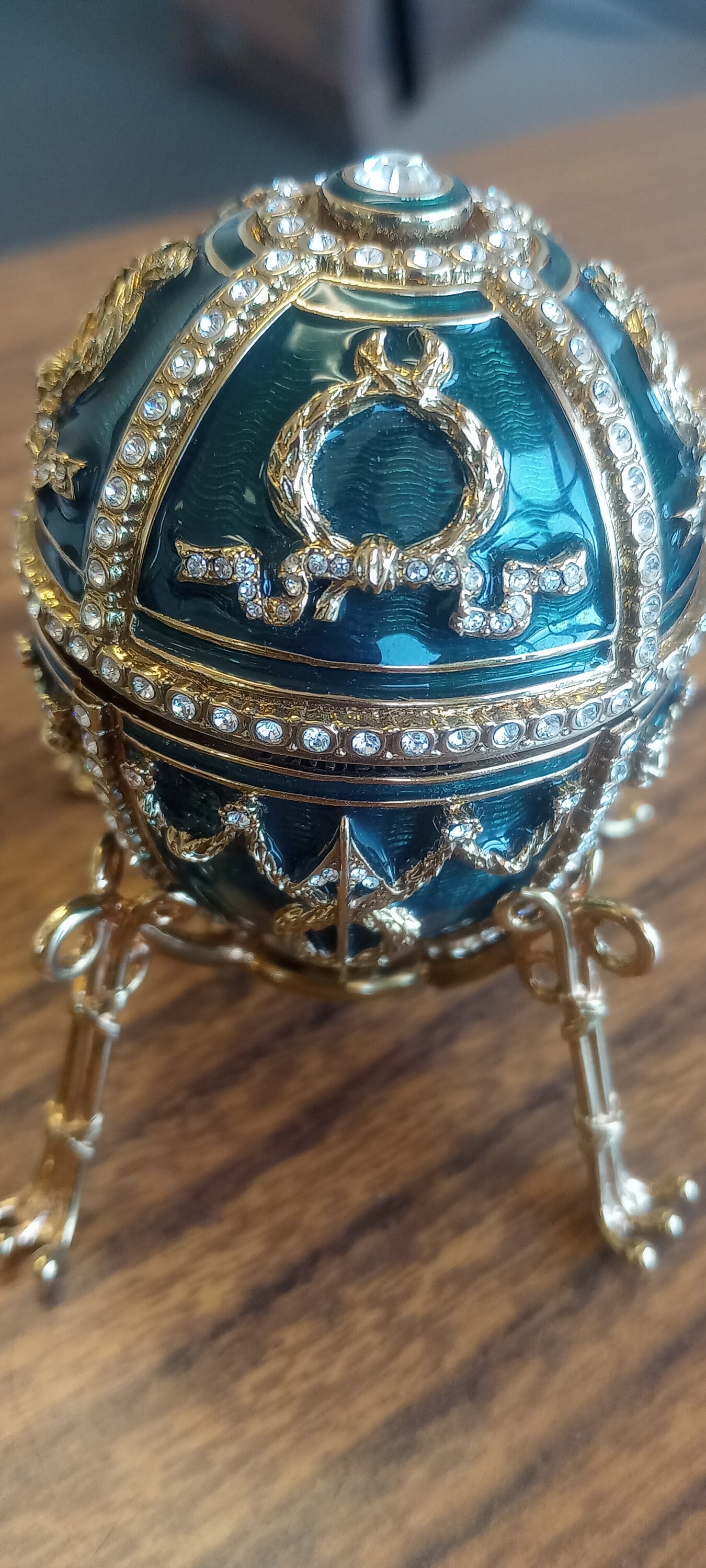 Faberge Egg With Gold Stand - Etsy