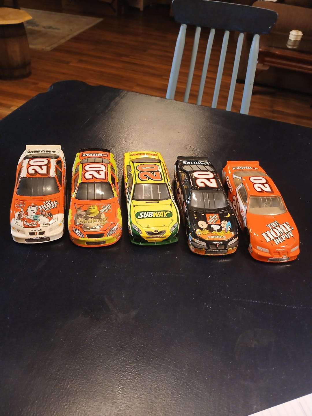 5 Different Nascar #20 Tony Stewart Home Depot 1.24 Scale Collectors ...