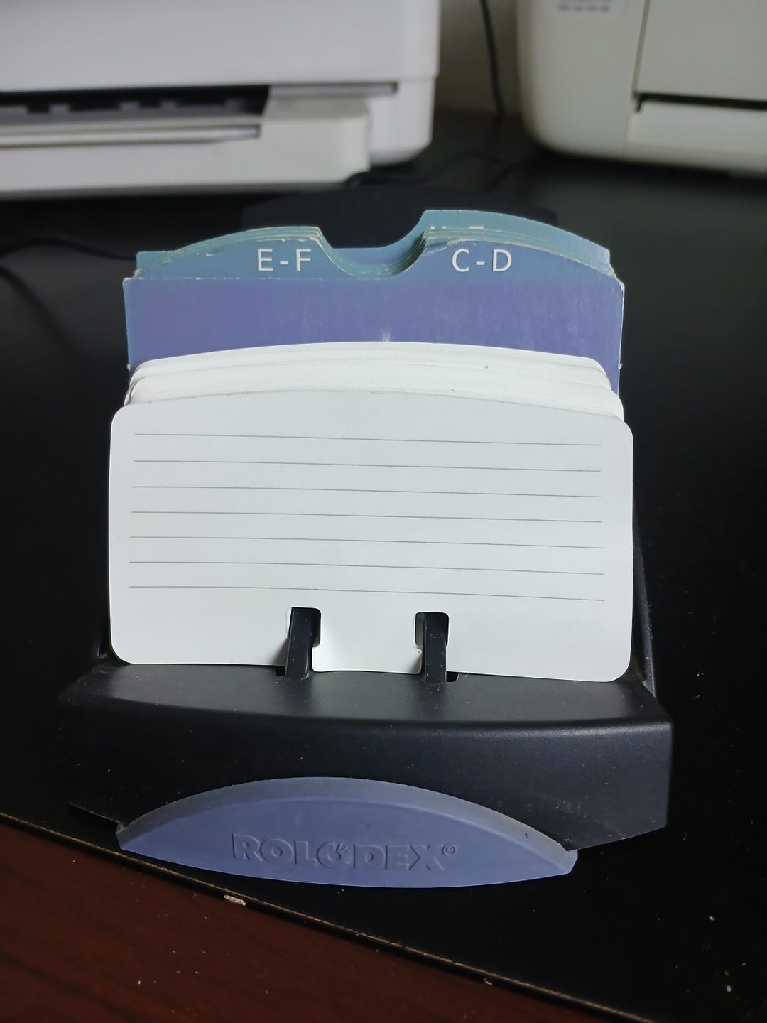 Small Vintage Flip Rolodex With Cards Addresses and Phone System From ...
