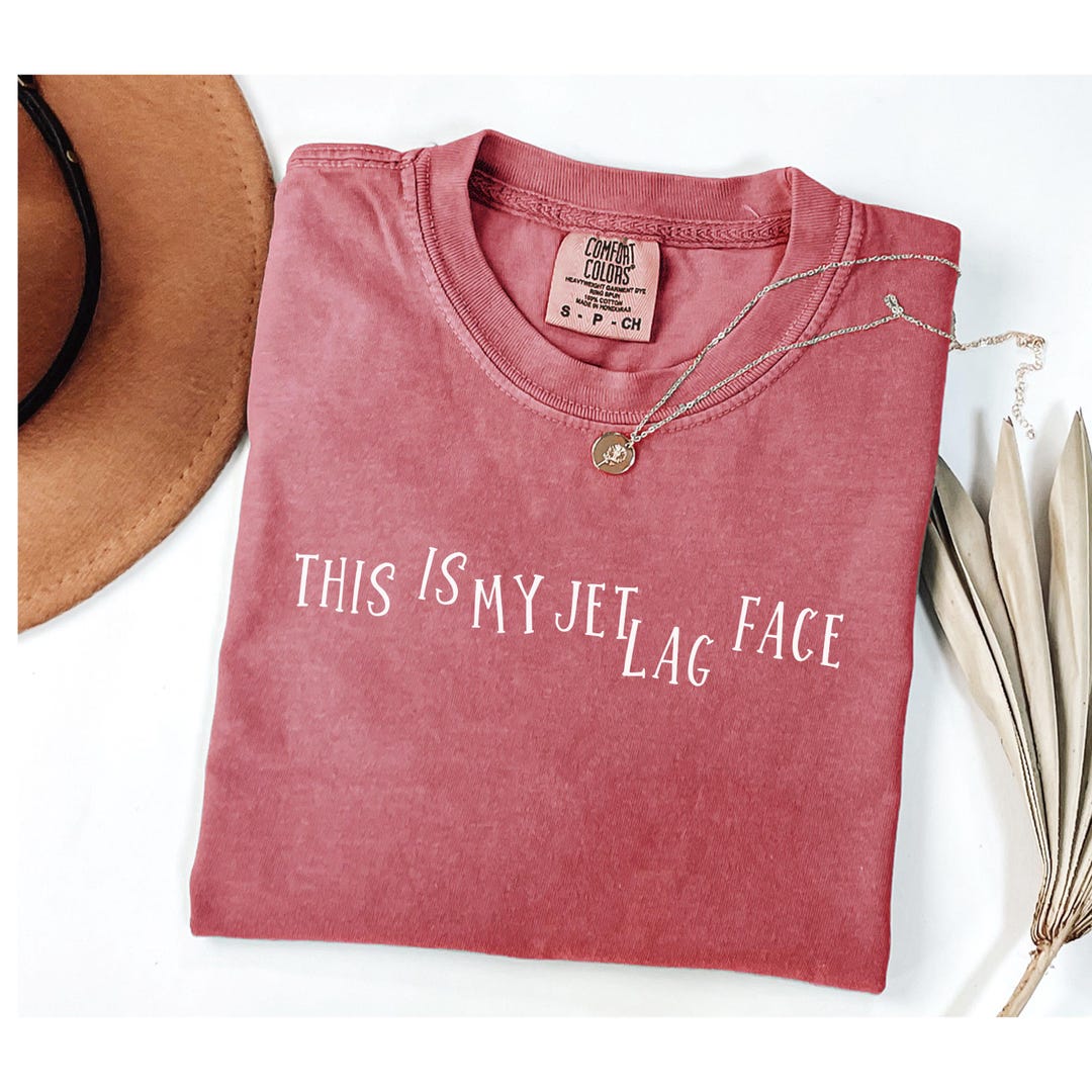 Funny Jet Lag Shirt - Travel Tee - Jet Lag Face Shirt – Frequent Flyer ...