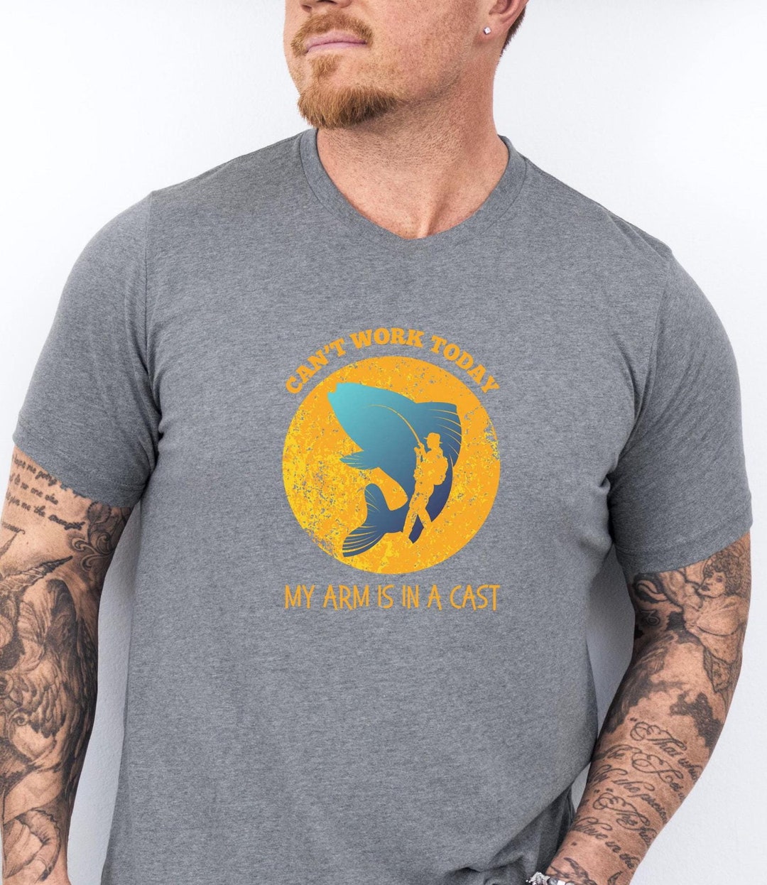 Can't Work Today My Arm is in a Cast Shirt, Can't Work Today T-shirt ...