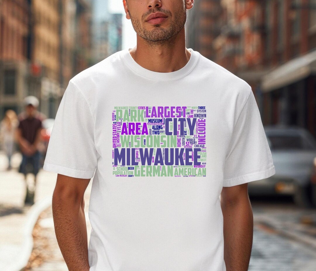 Milwaukee T-shirt, Milwaukee Tee, I Love Milwaukee Shirt, Milwaukee ...