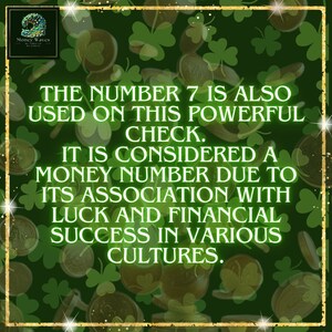 Lucky Check,green Checks, Chèques, Manifestation Checks, Abundance ...