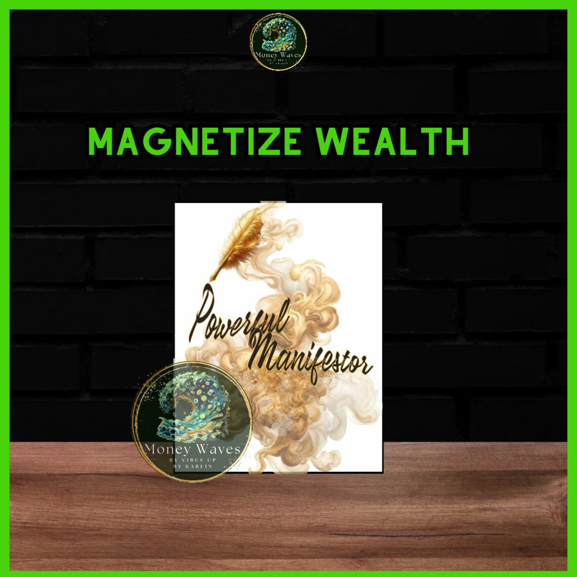 Powerful Manifestor Art, Prosperity Art, Word Art, Money Word Art, Law ...