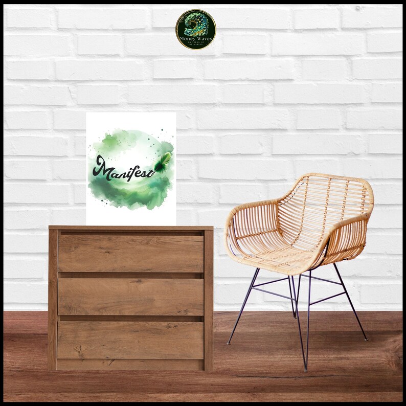 Manifest Art, Manifest Printable, Prosperity Art, Manifest Word Art ...