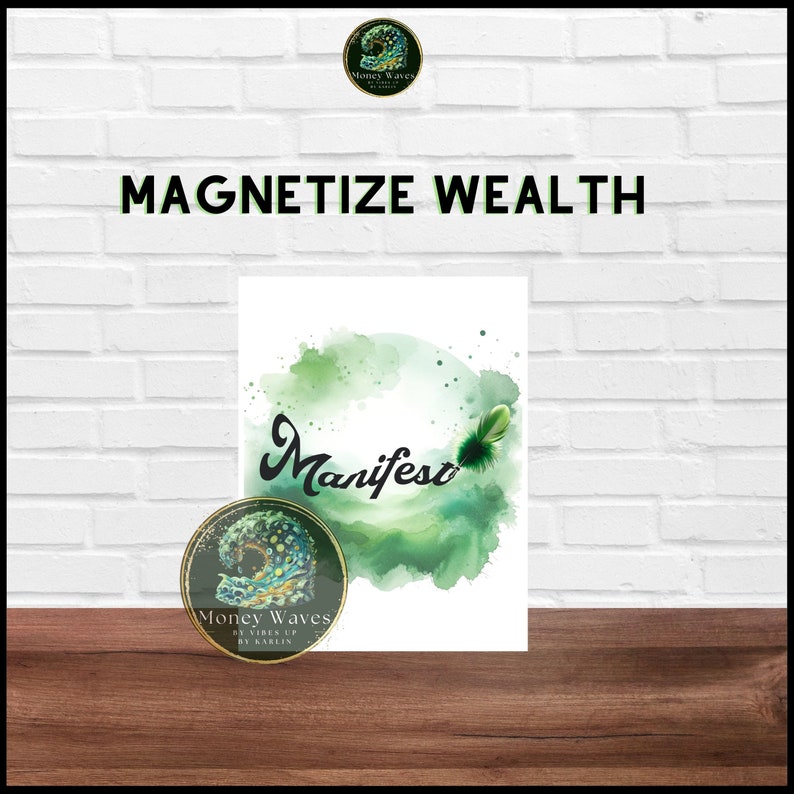 Manifest Art, Manifest Printable, Prosperity Art, Manifest Word Art ...