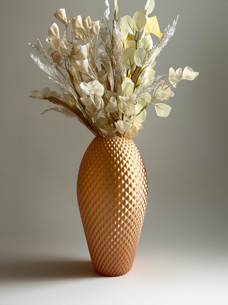 VENUS Vase Translucent Decorative Vase Dried Flowers, Modern and ...