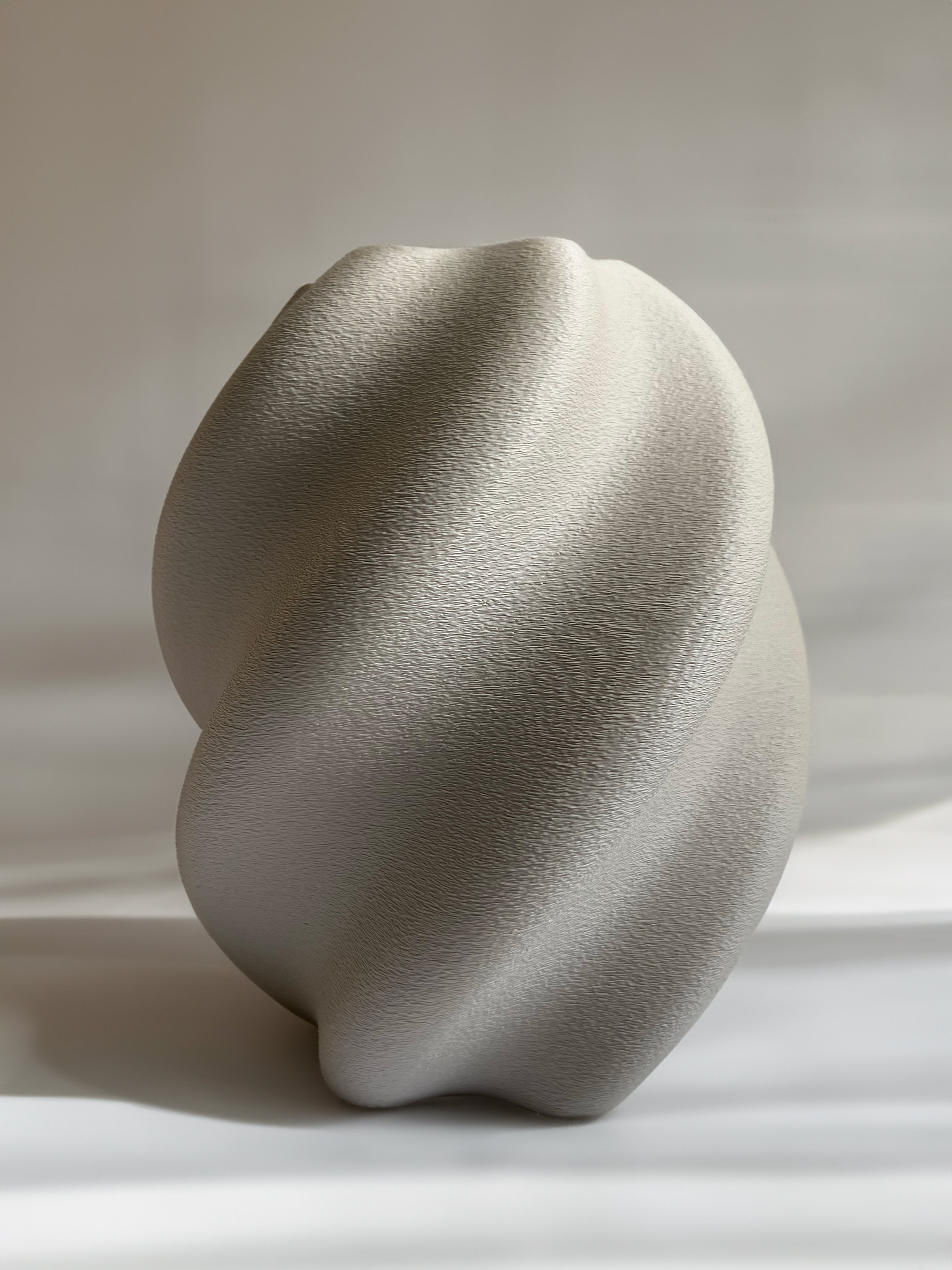 BEIGE Vase | Nordic Vase | Modern Textured Vase for Dried Flowers ...