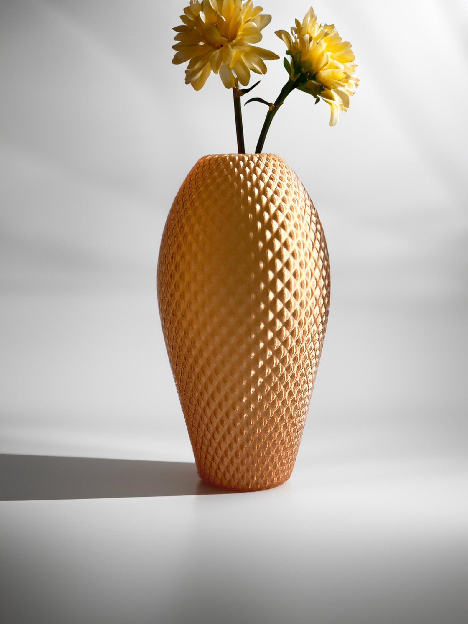 VENUS Vase Translucent Decorative Vase Dried Flowers, Modern and ...
