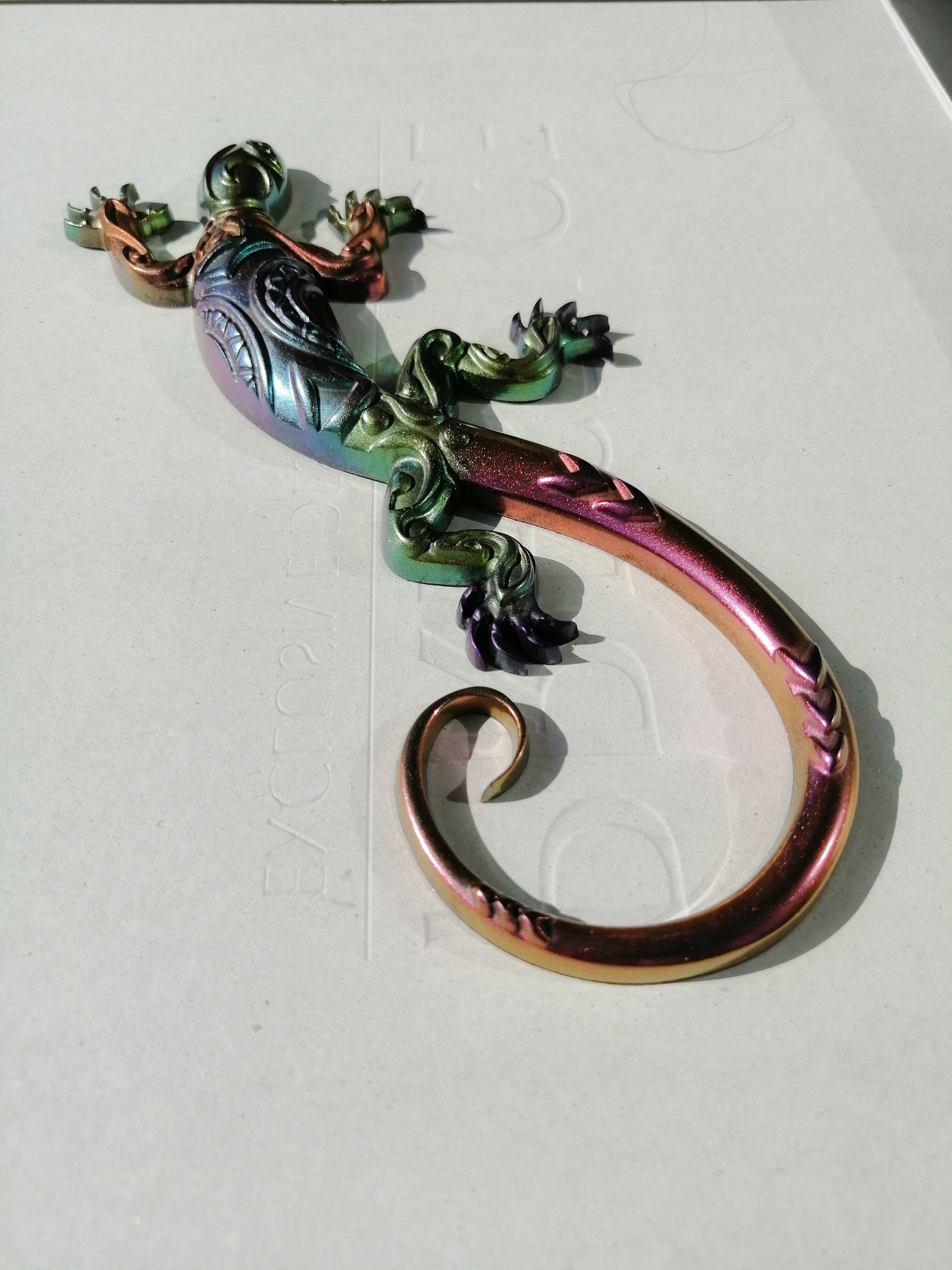 Resin Gecko, Resin Lizard, Resin Wall Decor - Etsy