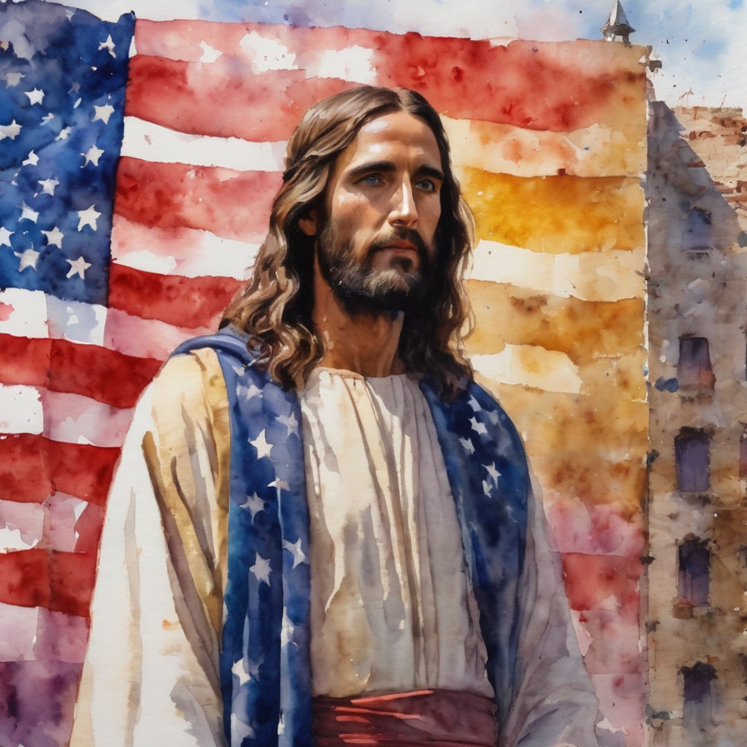 Jesus American Flag Png Jesus Png American Flag Png 4th of - Etsy