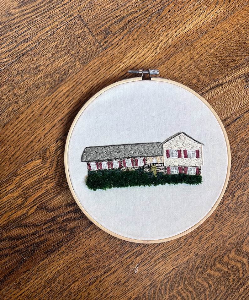 Custom Hand Embroidered Home - Etsy