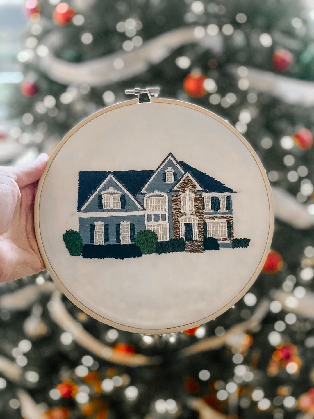Custom Hand Embroidered Home - Etsy