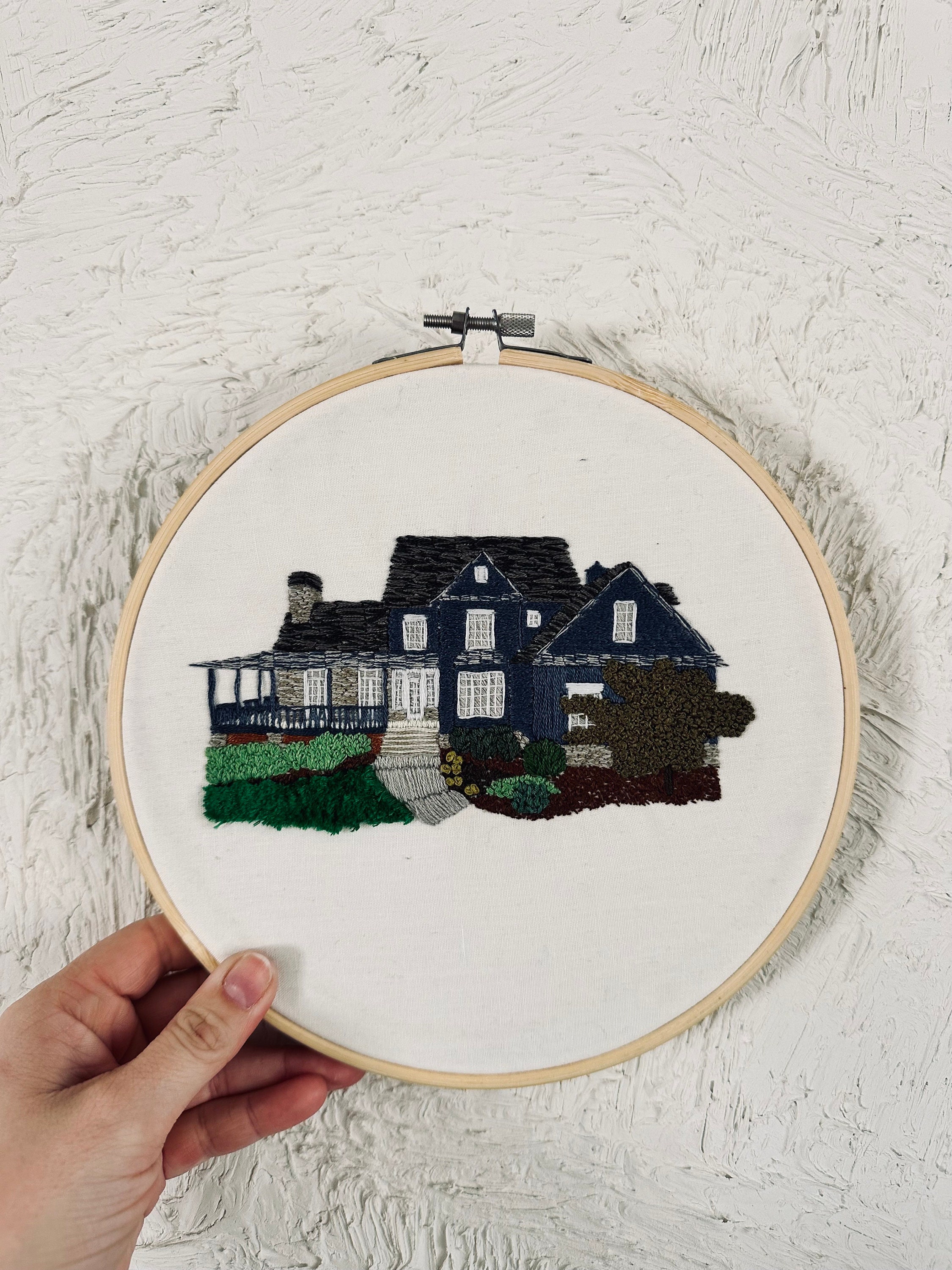 Custom Hand Embroidered Home - Etsy