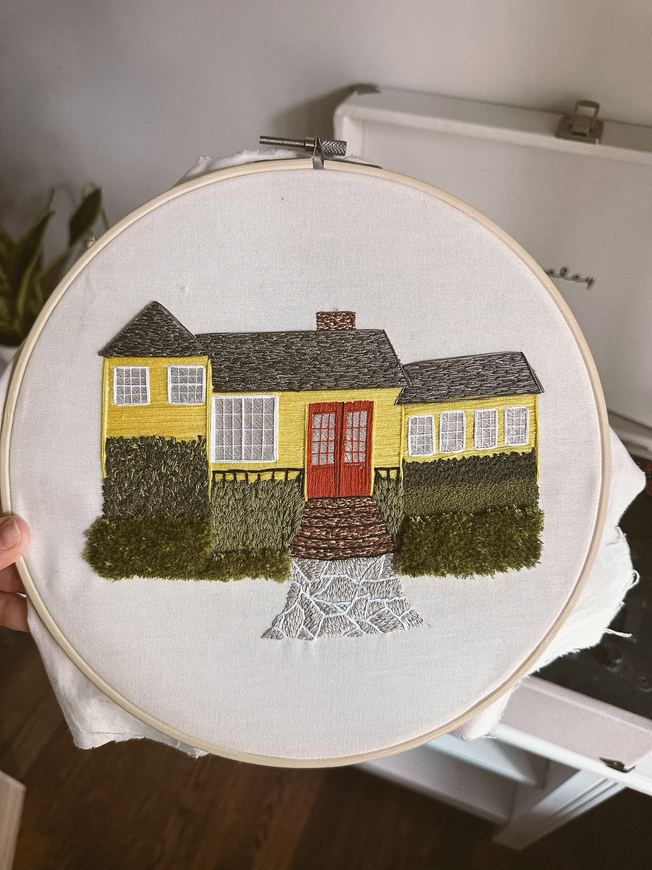 Custom Hand Embroidered Home - Etsy