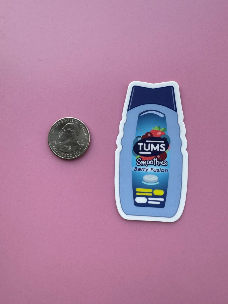 Tums Vinyl Sticker - Etsy