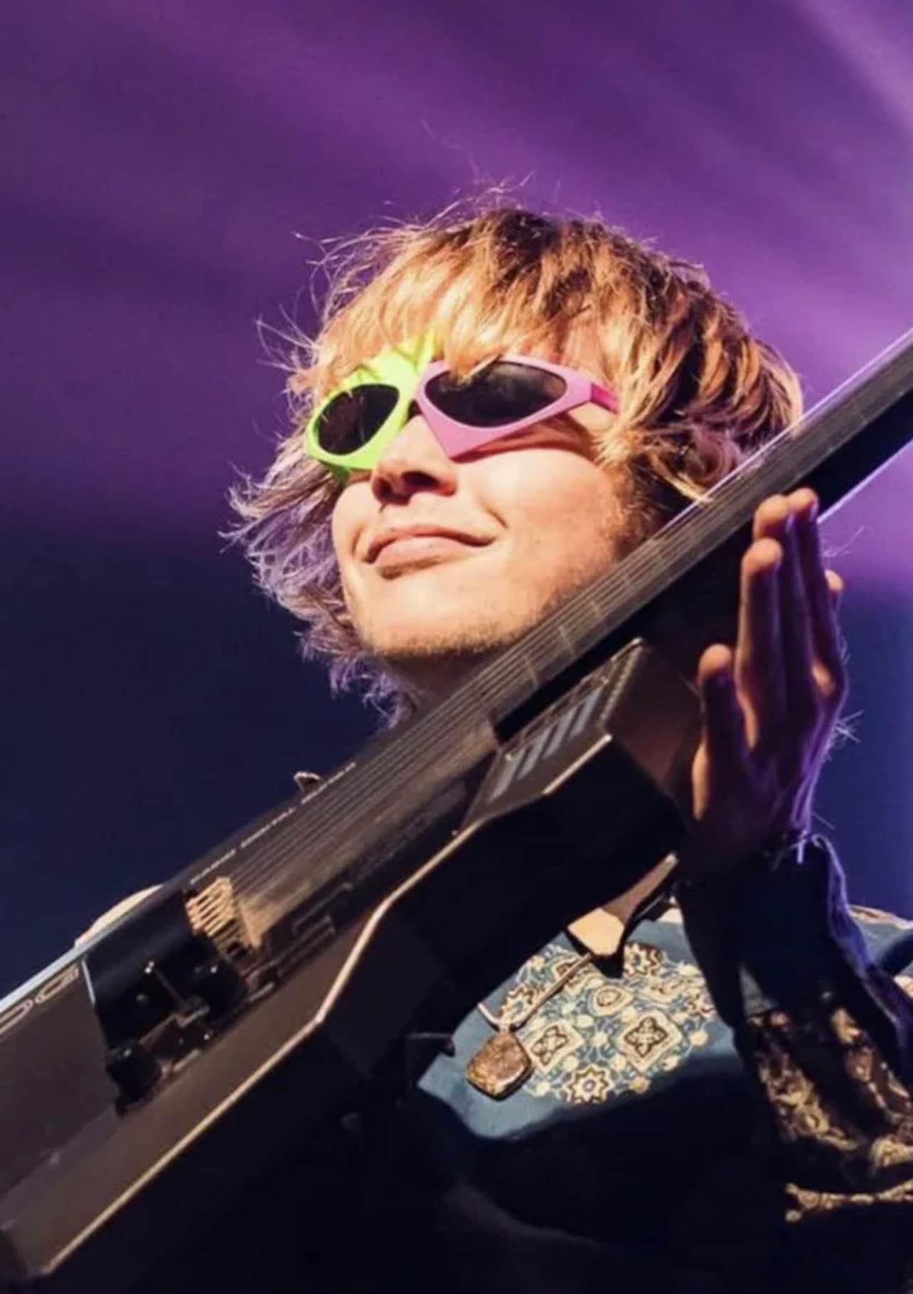 Billy Strings Sunglasses Big Mon 3000 Retro Neon Pink Green Glasses 80 ...