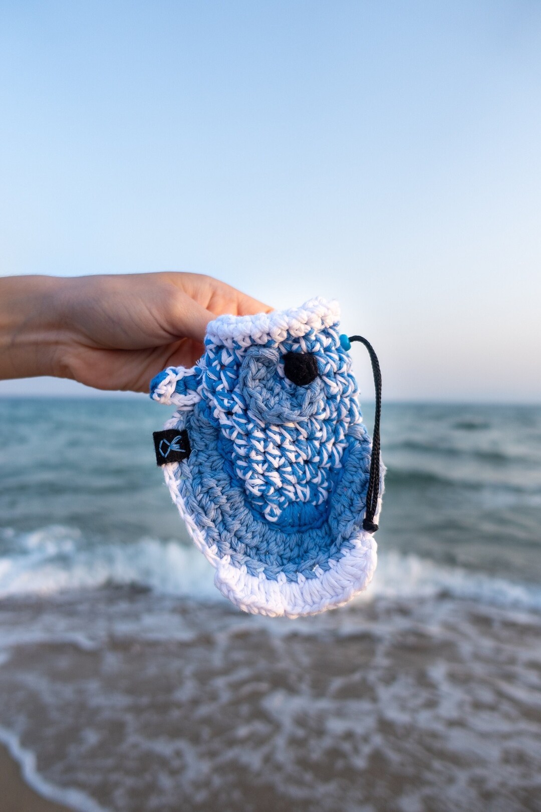 Handmade Fish Shape Crochet Pocket, Summer Wallet, Case, Small Bag ...