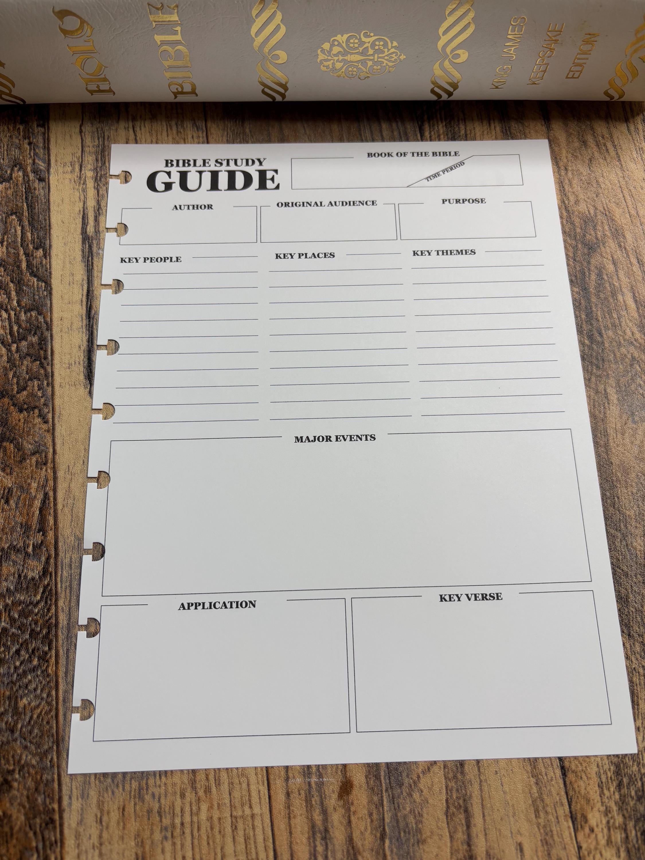 Bible Book Study Planner, Bible Planner, Bible Study, Bible Gift, Bible ...