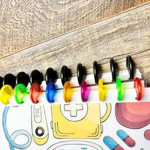 Color Binding Discs | Discbound Binding Discs | Plastic Happy Planner ...