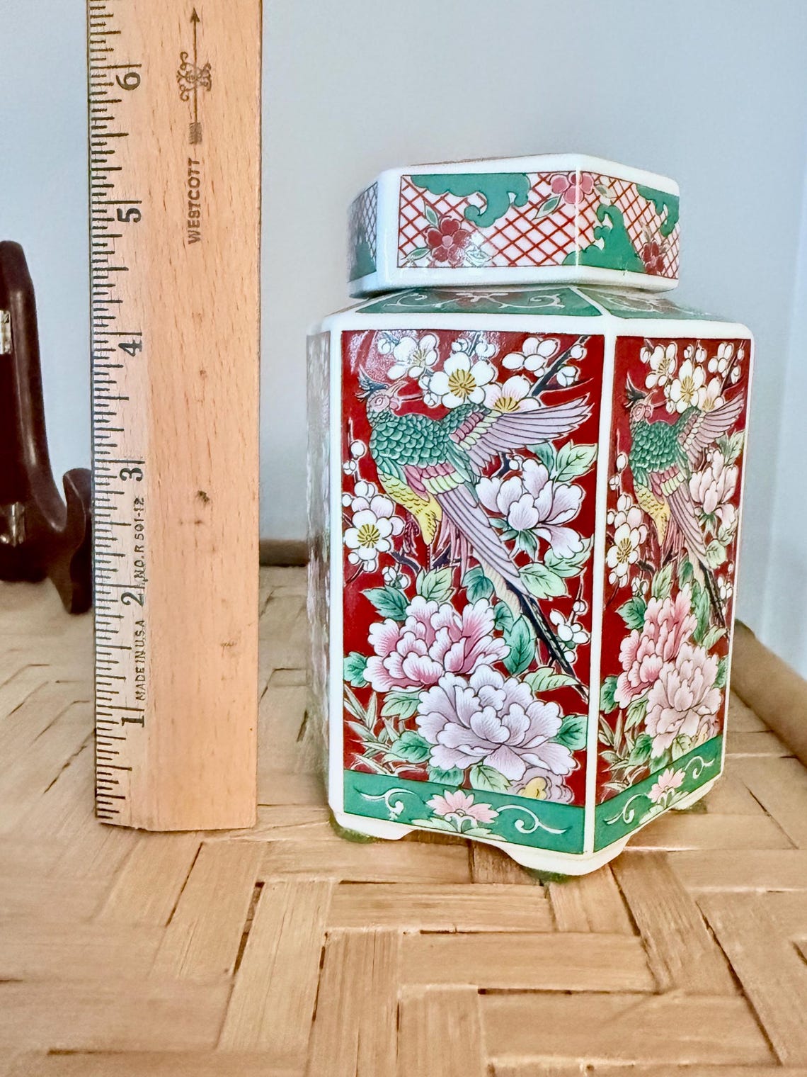 Antique Japanese Lidded Jar/vase - Etsy
